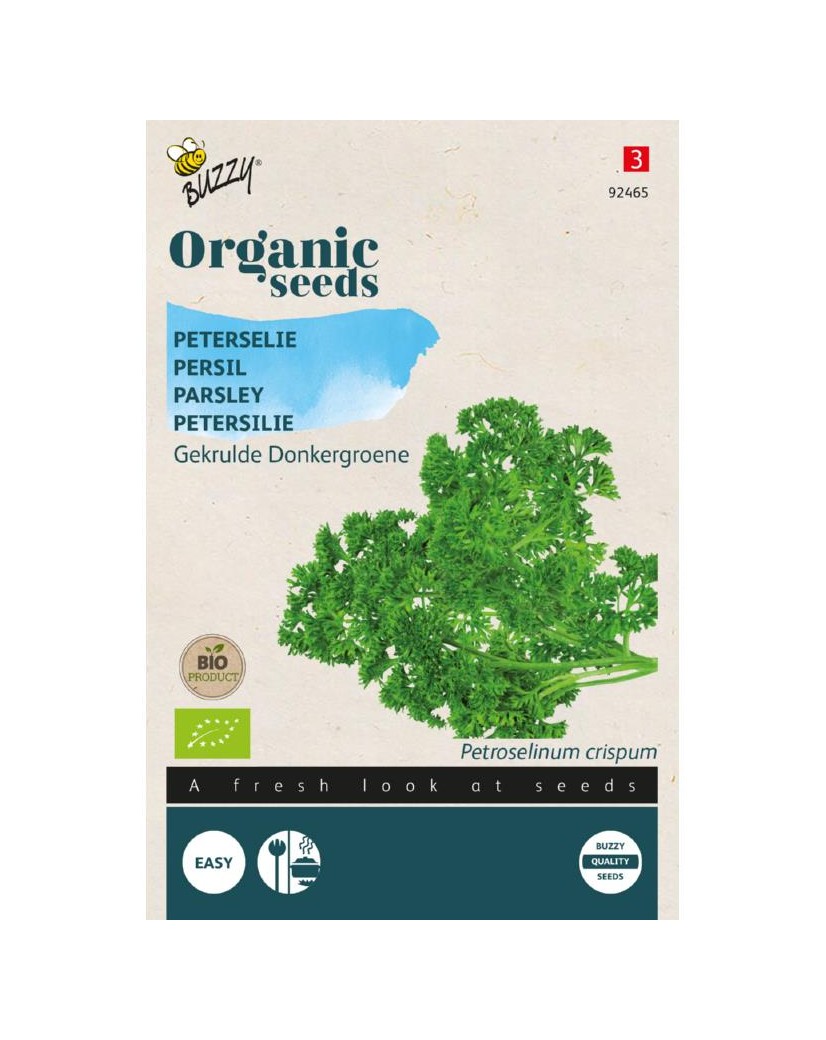 Semences Persil Frisé vert foncé bio - Petroselinum crispum